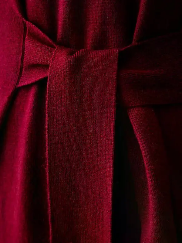Liu Jo Turtleneck Belted Midi Dress