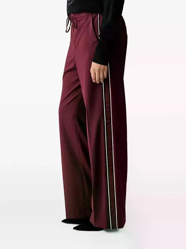 Lola Casademunt Paris-fit Side-stripe Drawstring Trousers