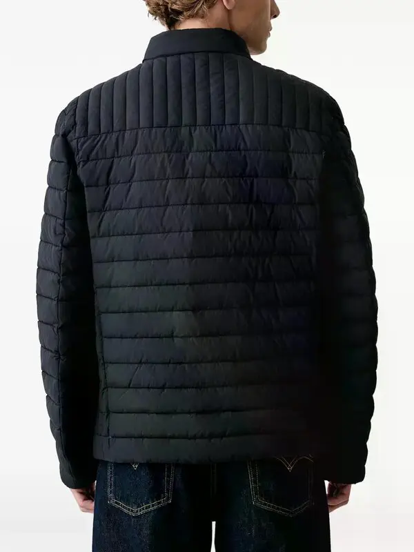 TRUSSARDI Quilted Logo-patch Jacket