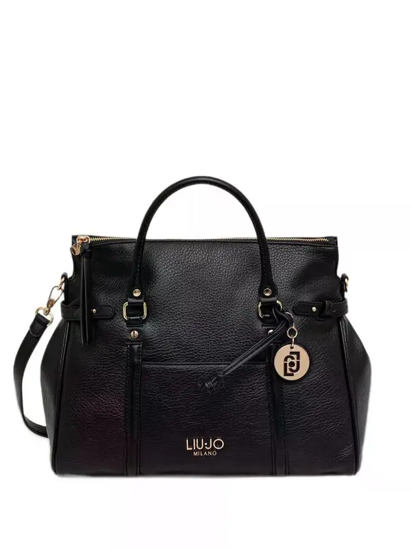 Liu Jo Logo-plaque Pebbled Tote Bag
