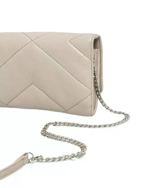 Armani Exchange Quilted Logo-plaque Crossbody Bag