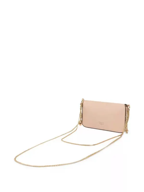 Pinko Charm-embellished Leather Tote Bag