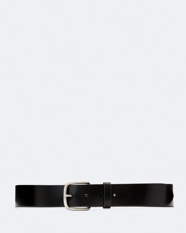 ALLSAINTS Darryll Leather Belt - Black