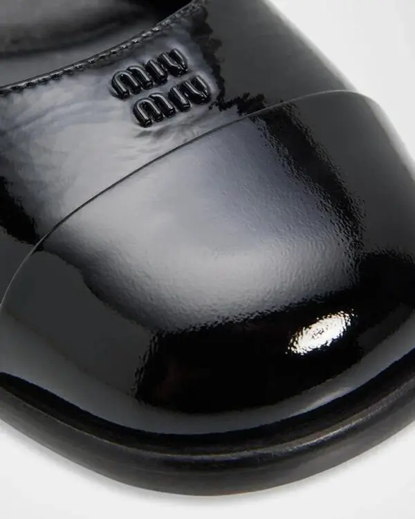 Miu Miu 35mm Naplak Leather Mary Jane Pumps