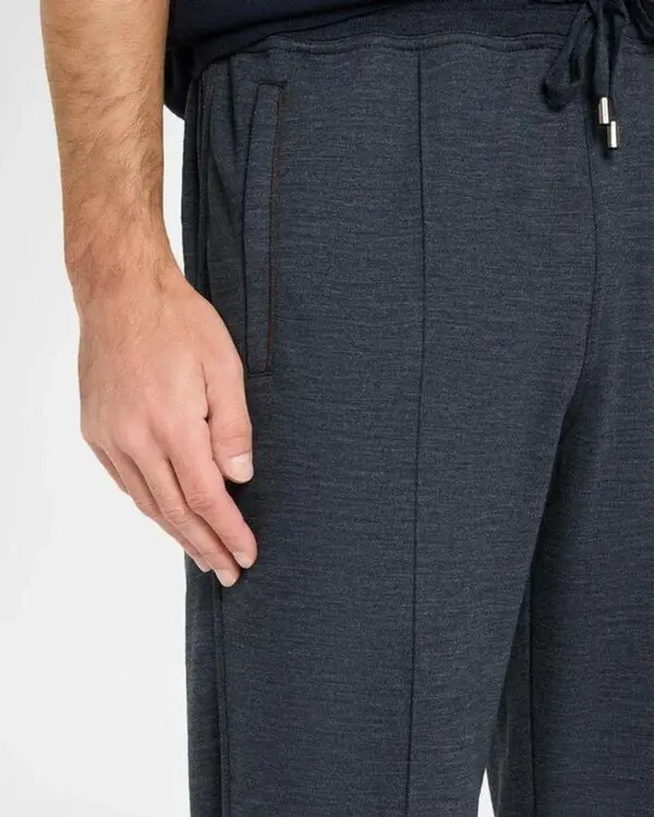 Stefano Ricci Apos;s Wool-nylon Drawstring Sweatpants - 4199 Grey