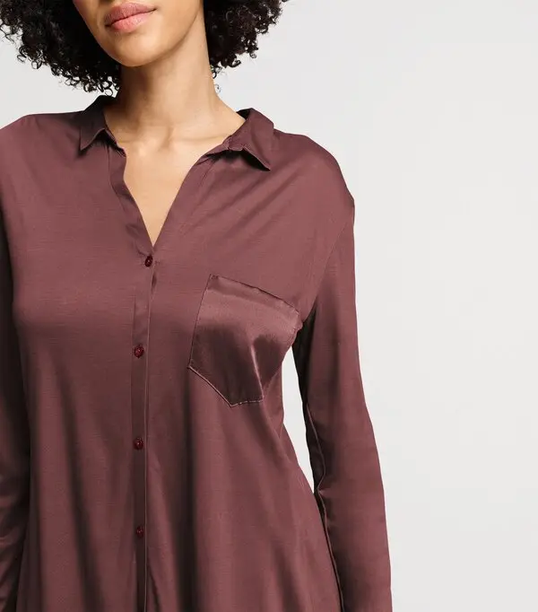 Hanro Modal-silk Grand Central Nightdress