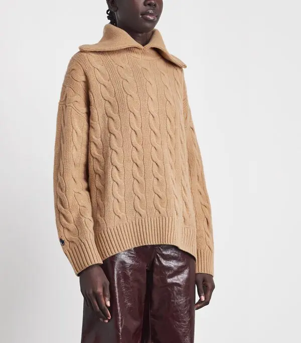 Polo Ralph Lauren Wool-cashmere Cable-knit Sweater