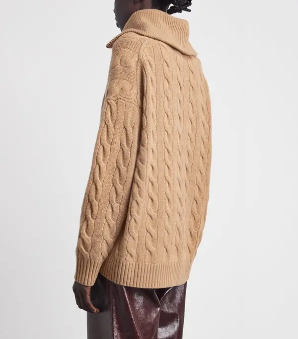 Polo Ralph Lauren Wool-cashmere Cable-knit Sweater