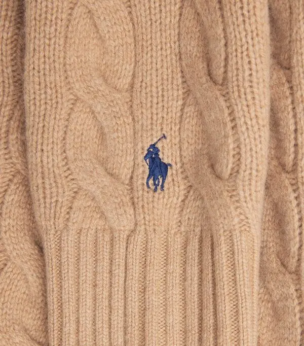 Polo Ralph Lauren Wool-cashmere Cable-knit Sweater