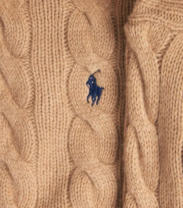 Polo Ralph Lauren Wool-cashmere Quarter-zip Sweater