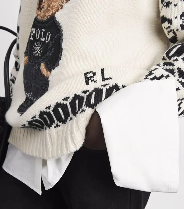 Polo Ralph Lauren Wool-cashmere Polo Bear Sweater