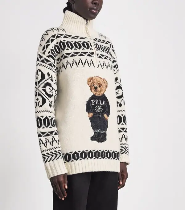 Polo Ralph Lauren Wool-cashmere Polo Bear Sweater