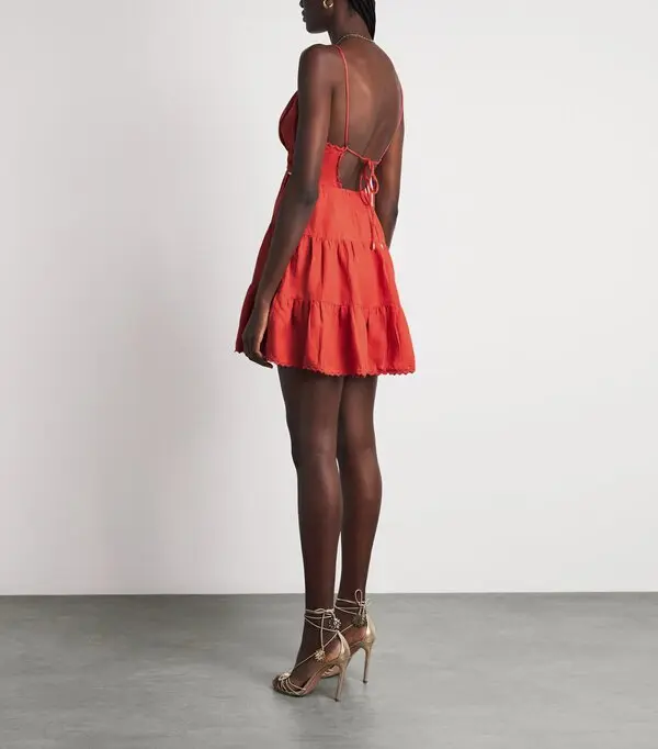 Melissa Odabash Tiered Dulcie Mini Dress