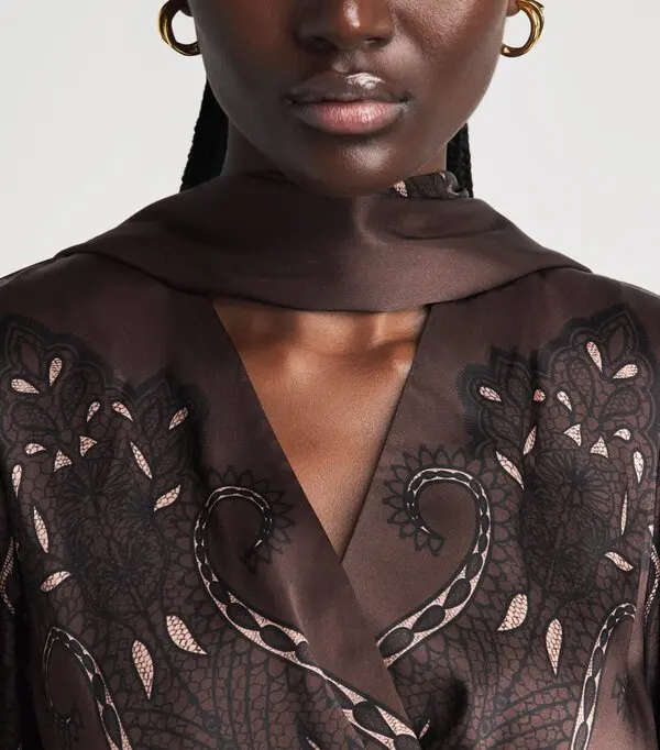 Johanna Ortiz Silk Timeless Concurse Maxi Dress
