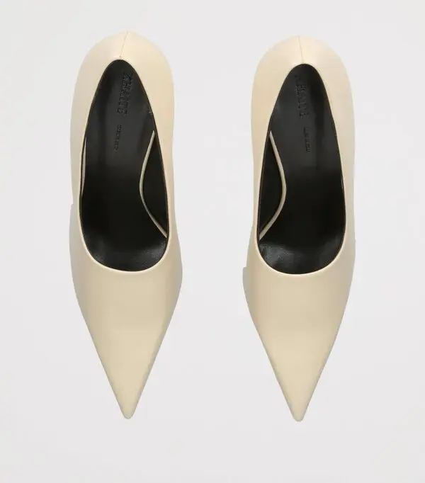 Khaite Leather Colleen Pumps 75
