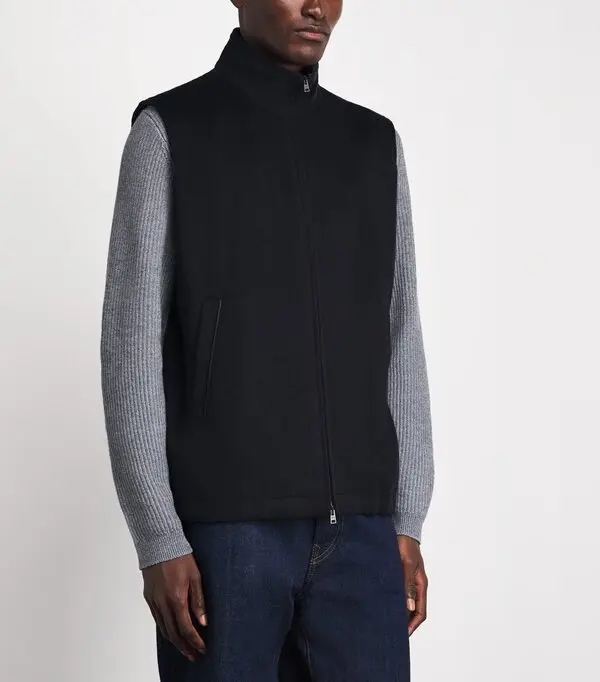 Herno Virgin Wool-cashmere Gilet