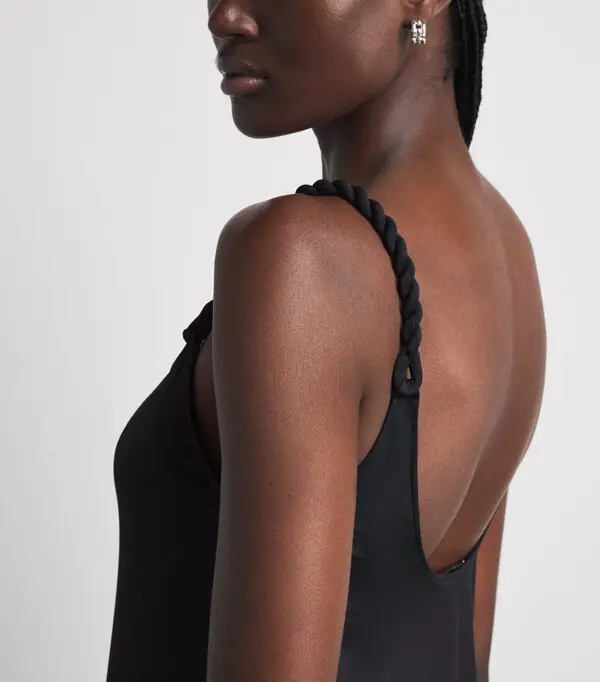 Hunza G Twisted-strap Maxi Dress