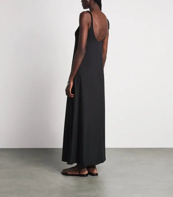 Hunza G Twisted-strap Maxi Dress