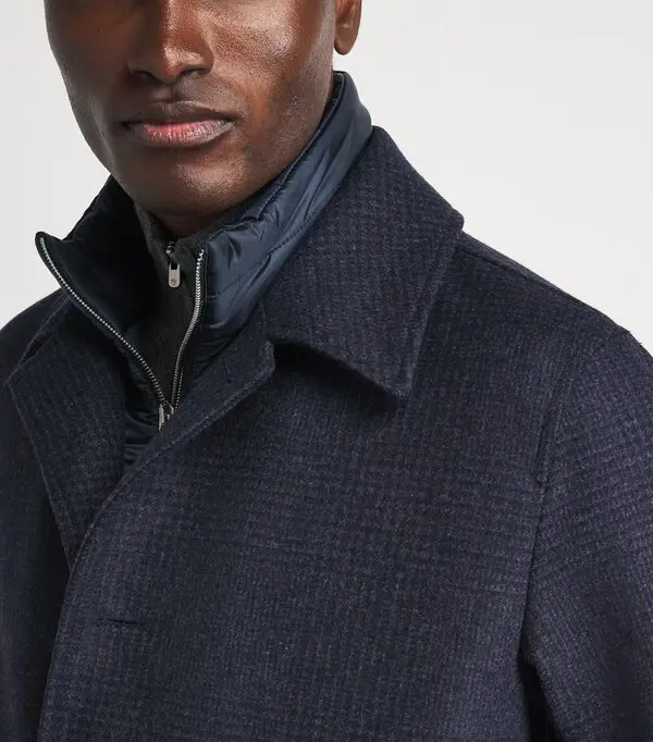 Herno Wool-blend Gilet Coat