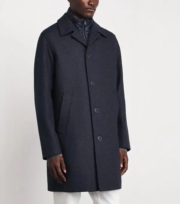 Herno Wool-blend Gilet Coat