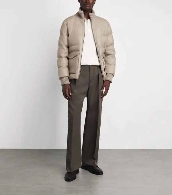 Herno Virgin Wool-silk Down Jacket