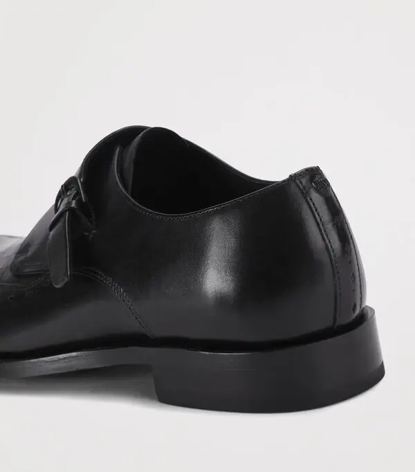 Kurt Geiger Leather Beaumont Monk Shoes