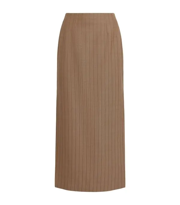 Etro Wool Jacquard Midi Skirt