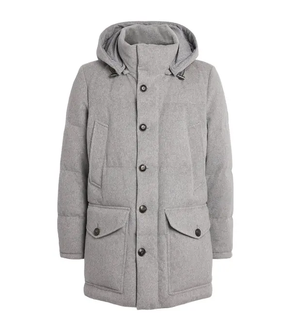 Pal Zileri Virgin Wool-cashmere Down Jacket