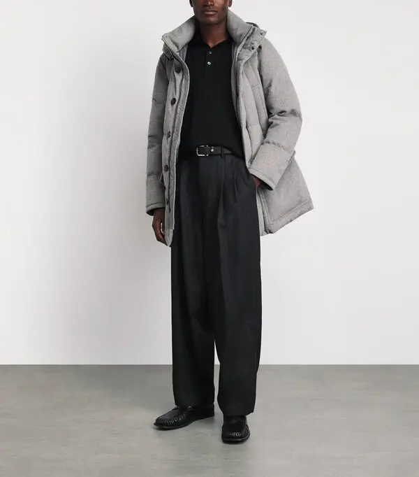 Pal Zileri Virgin Wool-cashmere Down Jacket
