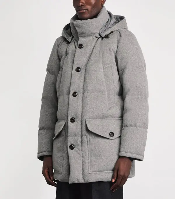 Pal Zileri Virgin Wool-cashmere Down Jacket