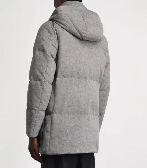 Pal Zileri Virgin Wool-cashmere Down Jacket
