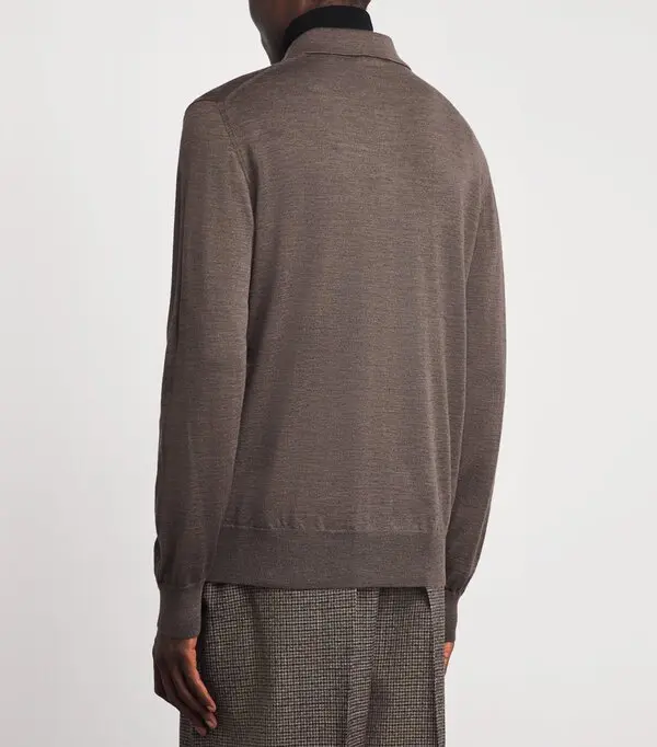 Eton Wool Polo Sweater