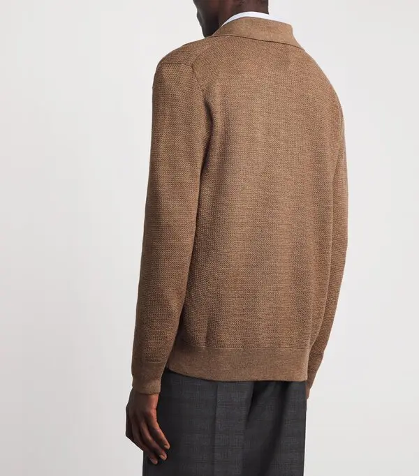 Eton Wool-knit Polo Sweater