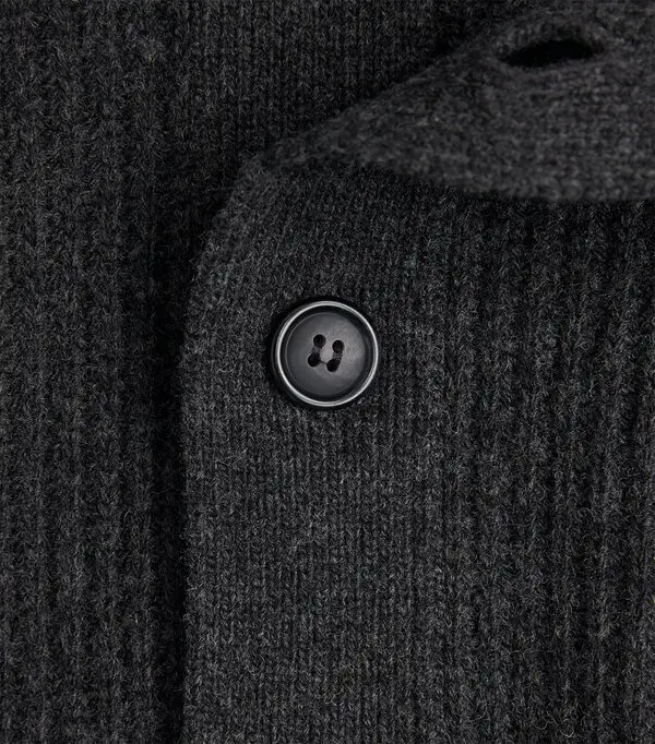 Eton Wool Ribbed Cardigan