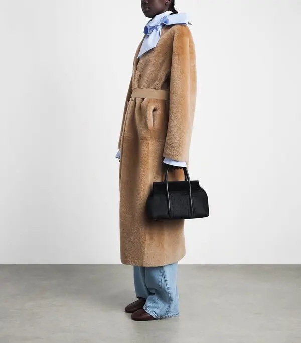 CHAROUX Shearling Edie Overcoat