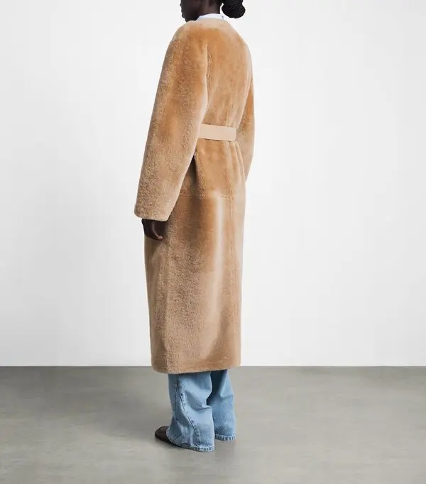 CHAROUX Shearling Edie Overcoat