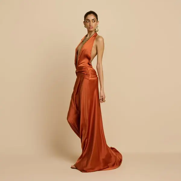 Arcina Ori Francesca Dress Rust