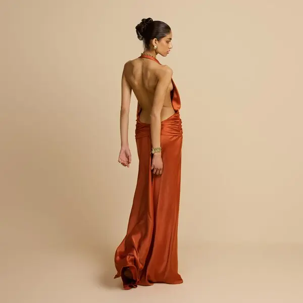 Arcina Ori Francesca Dress Rust