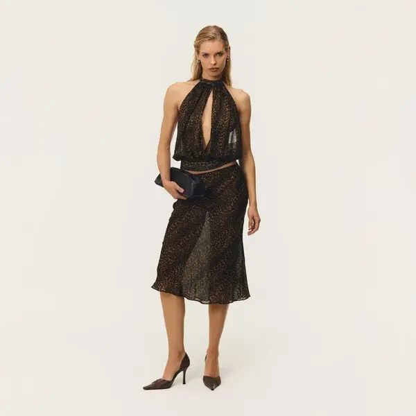 Arcina Ori Rosalie Skirt - Leopard Print