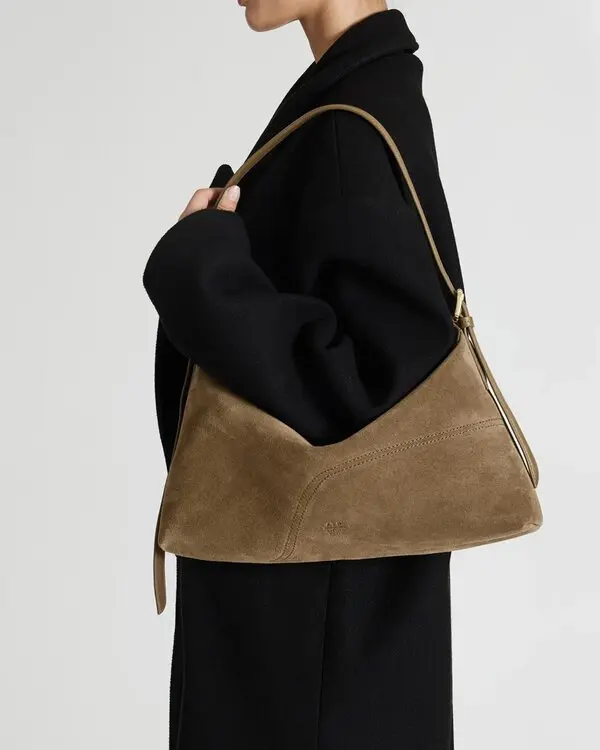 ATP ATELIER Shoulder Bag Castellare Suede/vacchetta