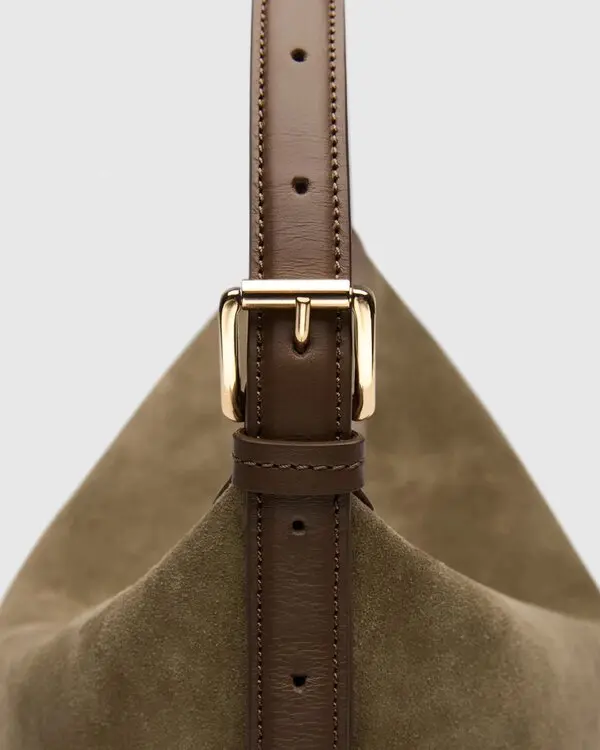 ATP ATELIER Shoulder Bag Castellare Suede/vacchetta