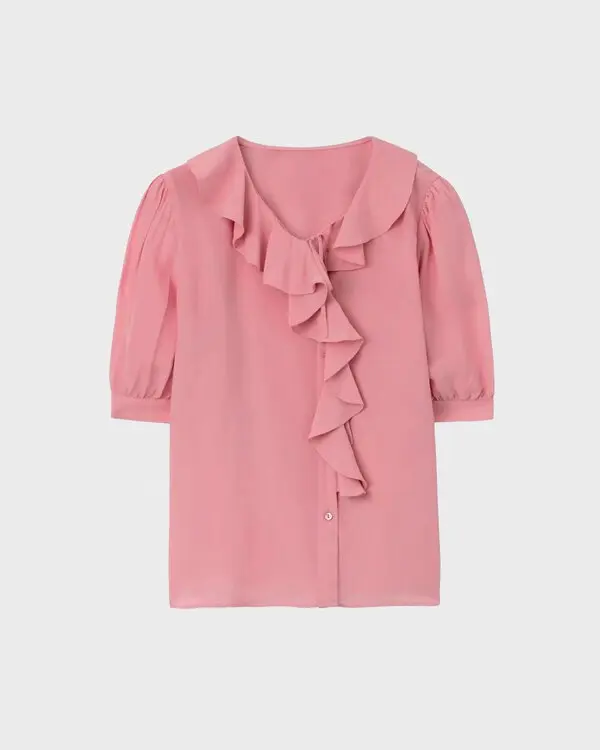 Rodebjer Blouse Xilla Fluid Solid - Pink