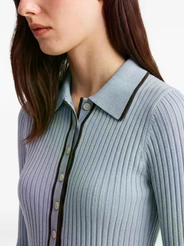 Anna Quan Ashlen Ribbed-knit Top