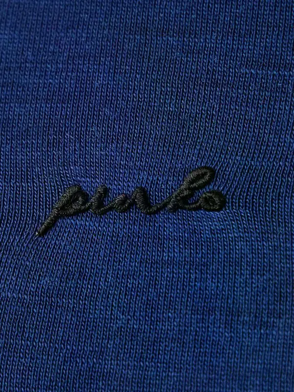 Pinko Logo-embroidered T-shirt