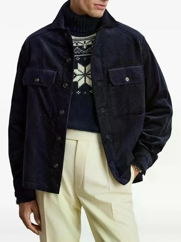 Ralph Lauren Purple Label Clyborn Corduroy Shirt Jacket