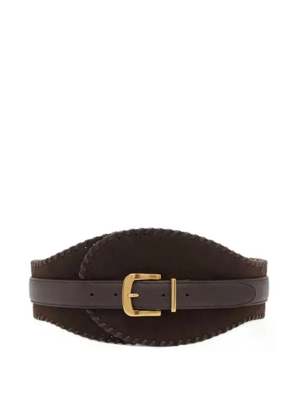 Agnona Whipstitch-trim Cashmere Belt