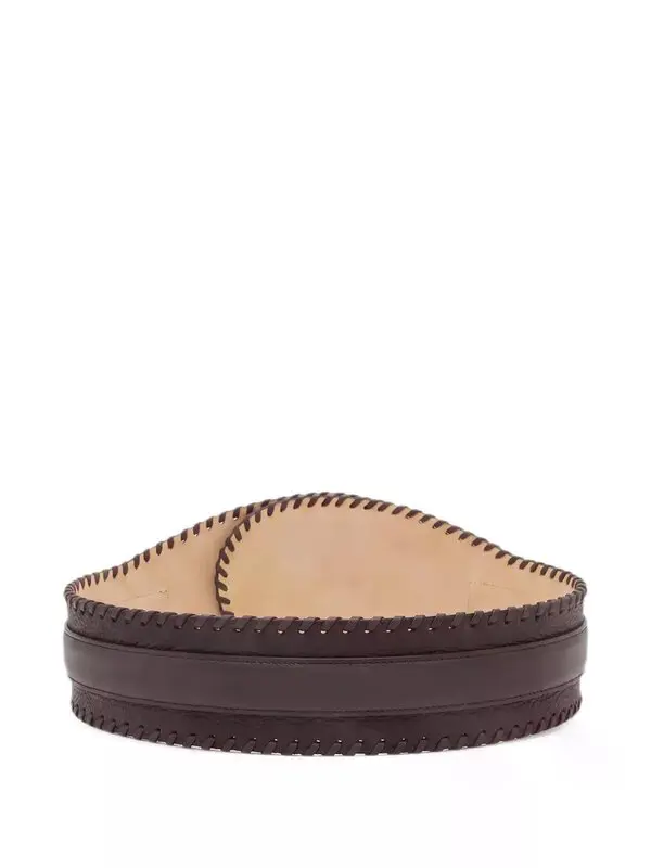 Agnona Whipstitch-trim Cashmere Belt