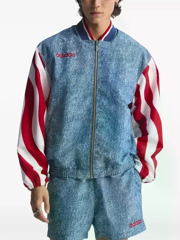 Adidas Track Top With A Contemporary Loose Fit For Casual Style