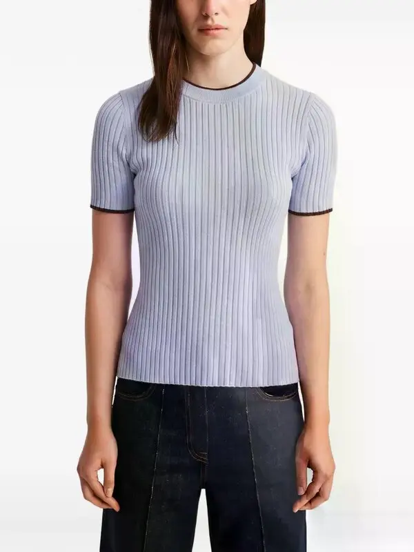 Anna Quan Bebe Ribbed-knit Top