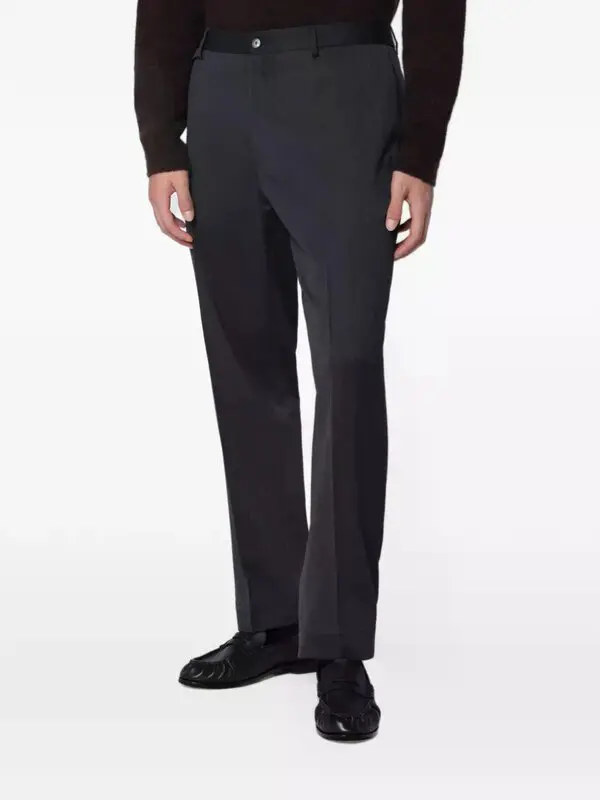 SANTANIELLO Pressed-crease Straight-leg Trousers